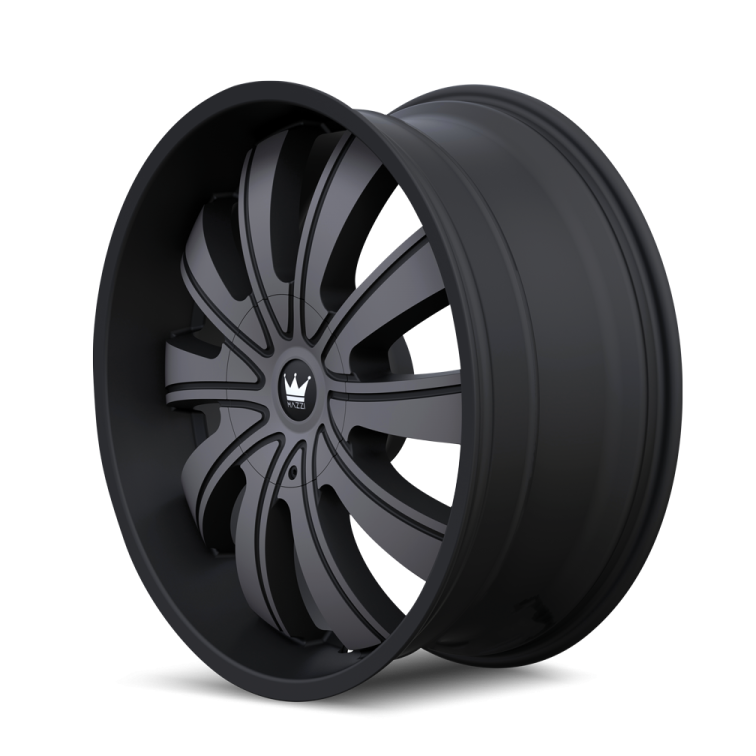 Mazzi 374 ROLLA Matte Black w Machined Face Wheels for Sale | WheelHero