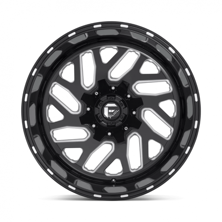 Fuel D581 TRITON Gloss Black Milled Wheels for Sale | WheelHero