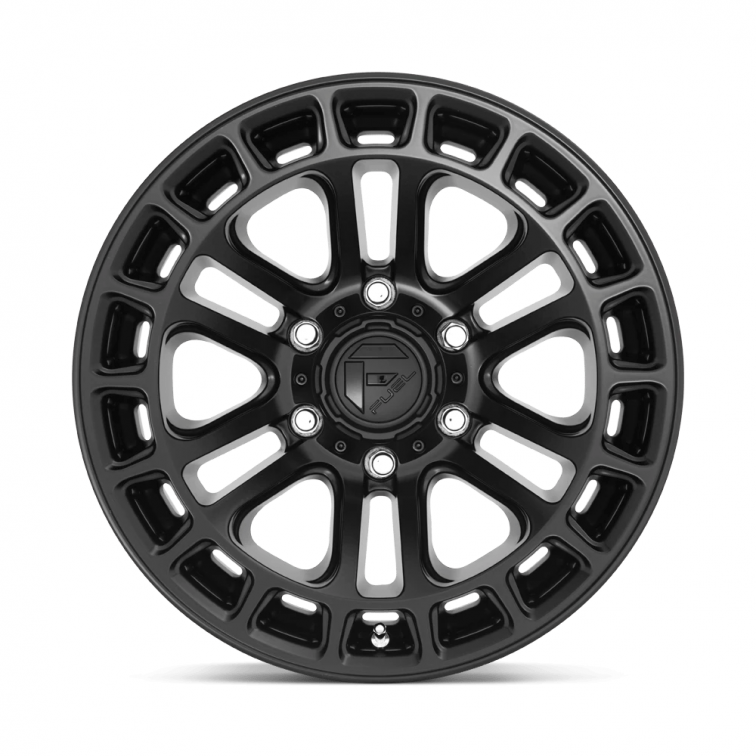 Fuel D718 HEATER Matte Black Wheels for Sale | WheelHero