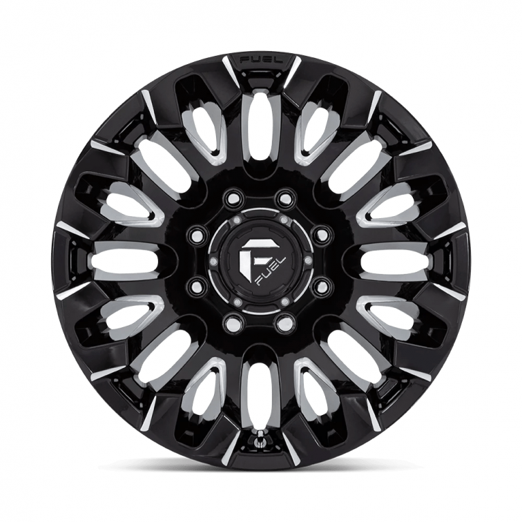 Fuel D828 QUAKE Gloss Black Milled Wheels for Sale | WheelHero