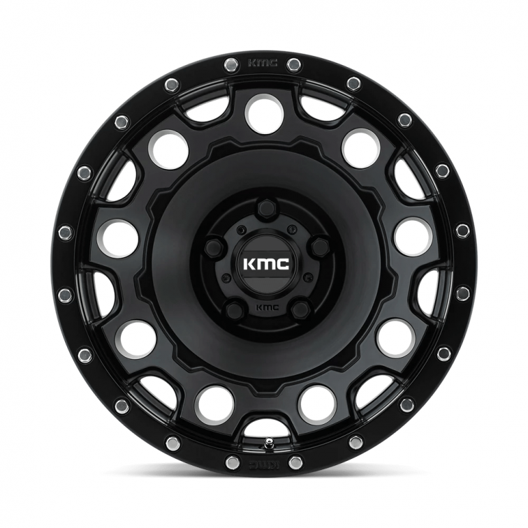 KMC KM529 HOLESHOT Satin Black Wheels for Sale | WheelHero