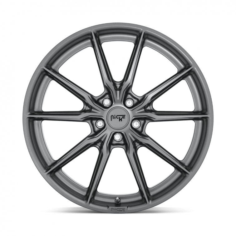 Niche M239 RAINIER Matte Gunmetal Wheels for Sale | WheelHero