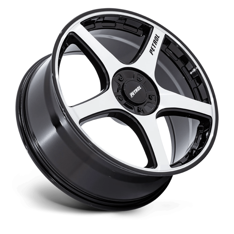 Petrol PE003 P2E Machined Black Wheels for Sale | WheelHero