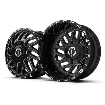 TIS 544BM Dually Black Wheels for Sale | WheelHero