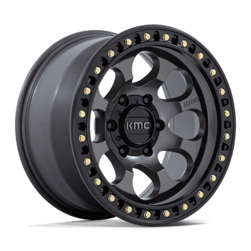 KMC KM550 RIOT SBL Anthracite W/ Satin Black Lip Wheels for Sale ...